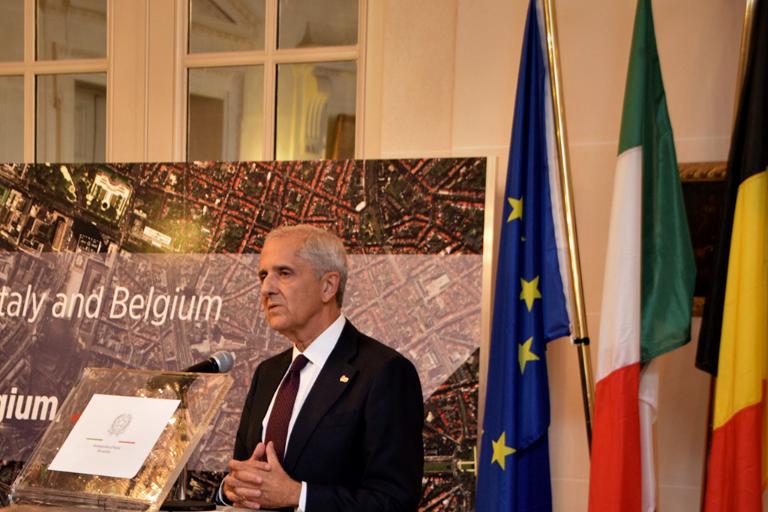 Telespazio Belgium presented at the Italian Embassy in Brussels